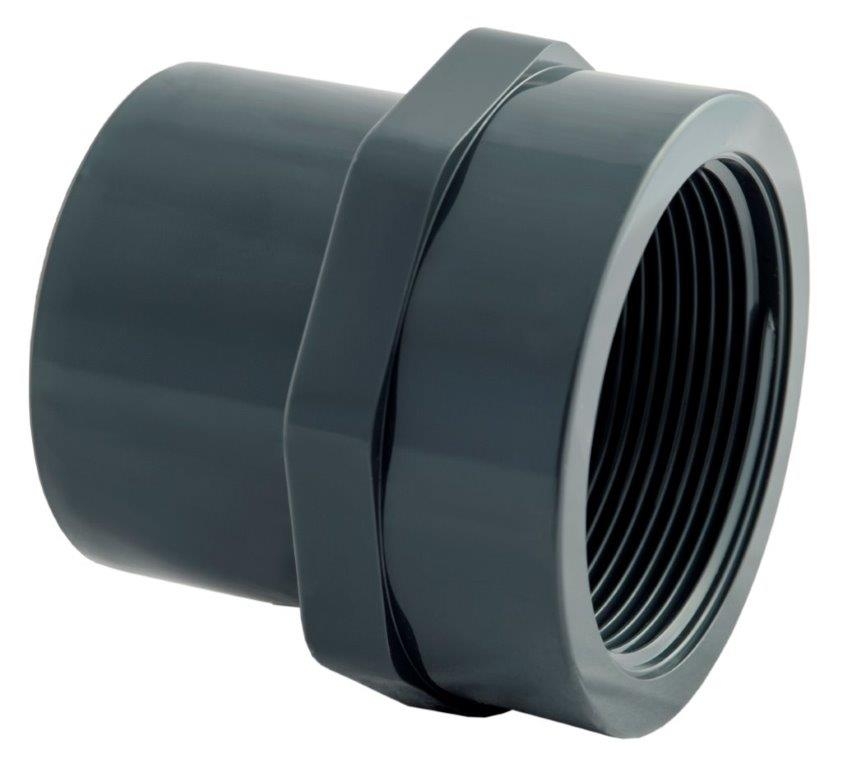 Embout Taraudé PVC PN10 3diamètres Mâle/Femelle à coller x Femelle à ...