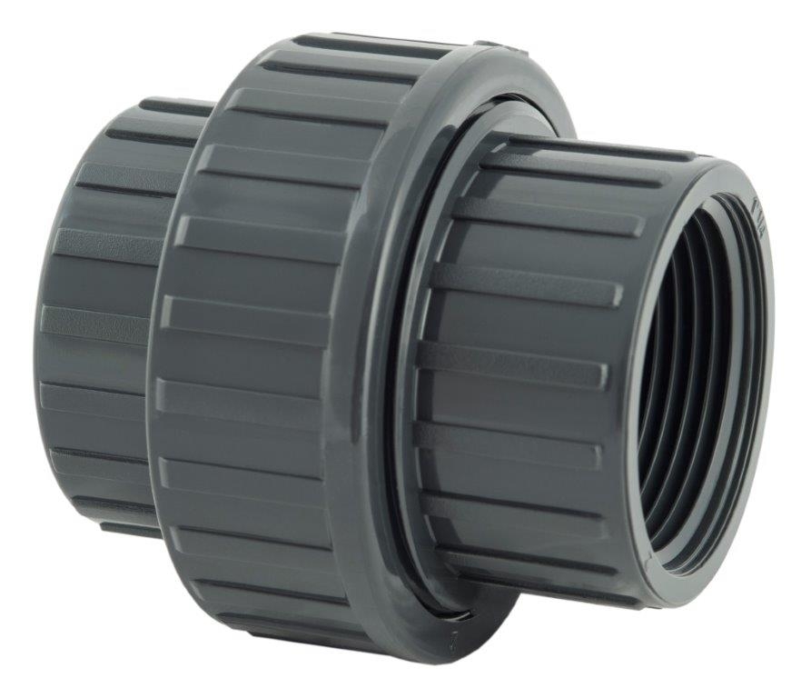 Raccord union 3 pièces PVC PN10 Femelle à visser - FRANCE RACCORD by ...
