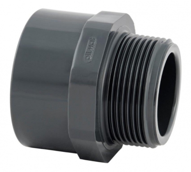 Embout fileté PVC PN10 3 diamètres-Mâle/Femelle à cololer x Mâle à ...